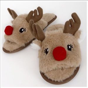 Kalli Collection | Shoes | Reindeer Christmas Slippers | Poshmark